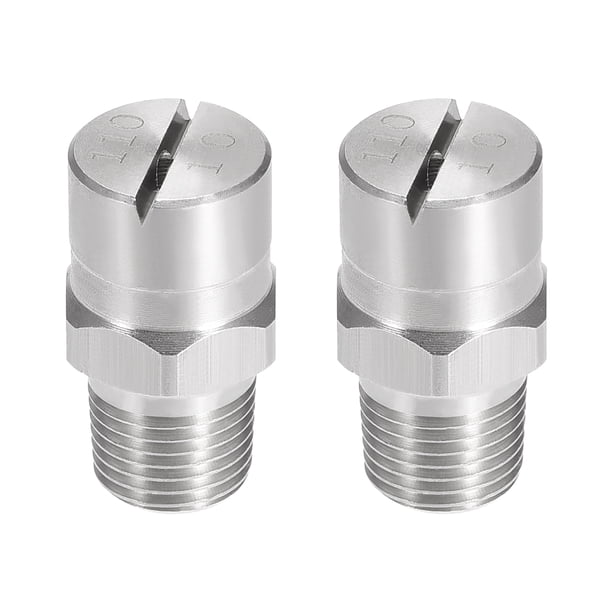 Flat Fan Spray Tip - 1/8 BSPT Male Thread 304 Stainless Steel Nozzle ...