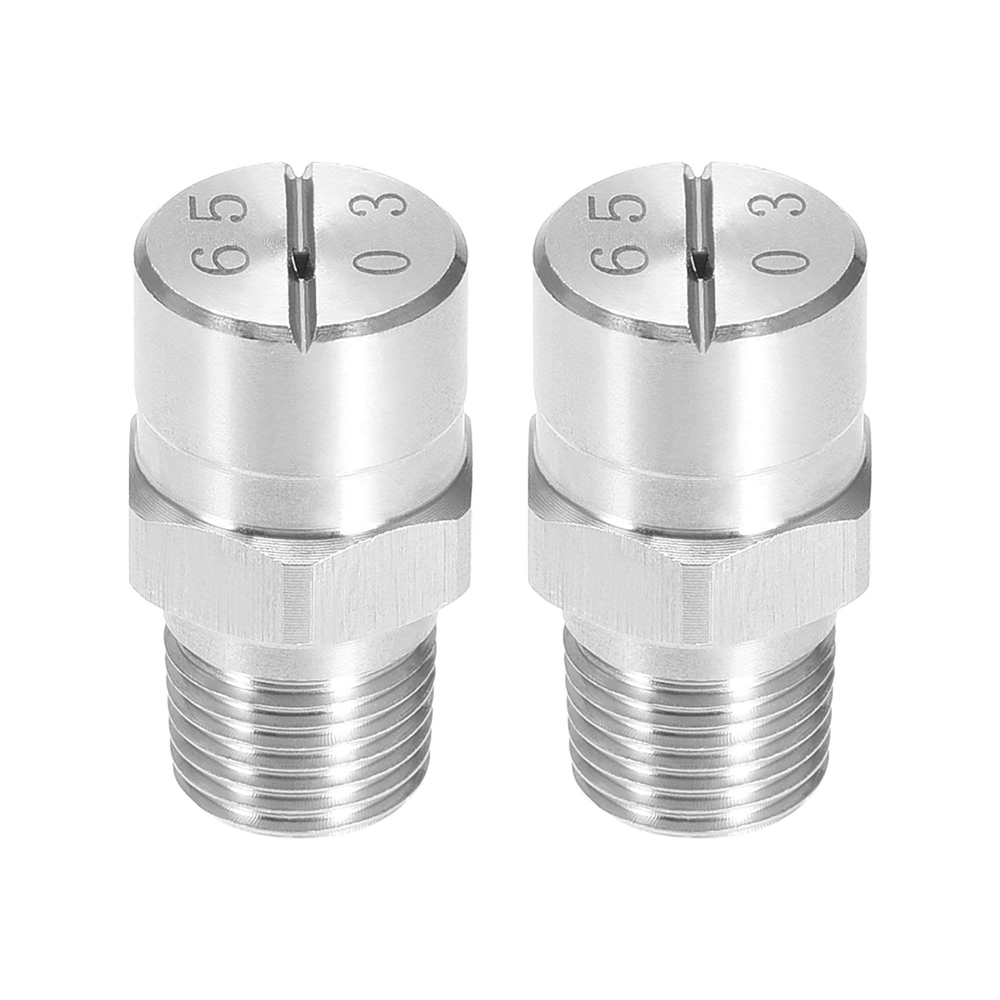 Flat Fan Spray Tip - 1/8 BSPT Male Thread 304 Stainless Steel Nozzle ...
