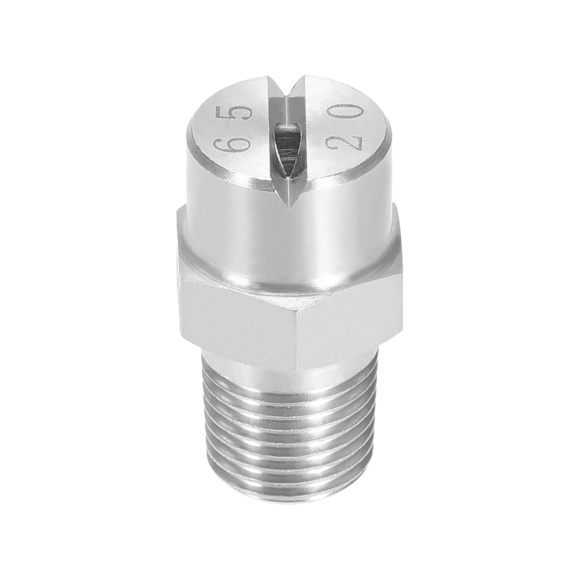Flat Fan Spray Tip - 1/8 BSPT Male Thread 304 Stainless Steel Nozzle ...
