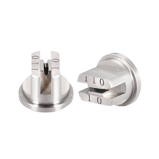 Flat Fan Spray Tips, 110 Degree Stainless Steel Nozzle, 2 Pcs (2mm ...