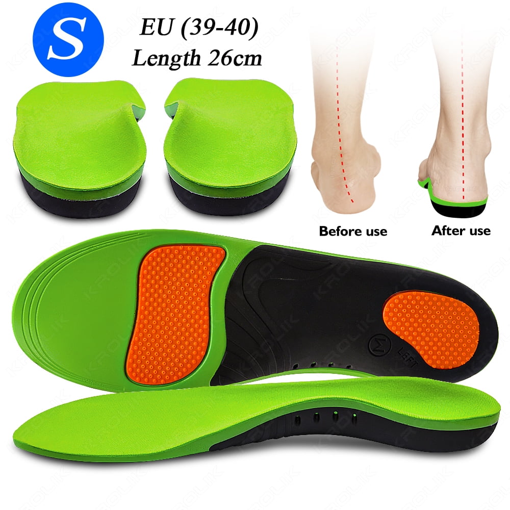 Flat Feet Arch Support X/O Legs Flat Foot Health Shoes Soles Pad ...