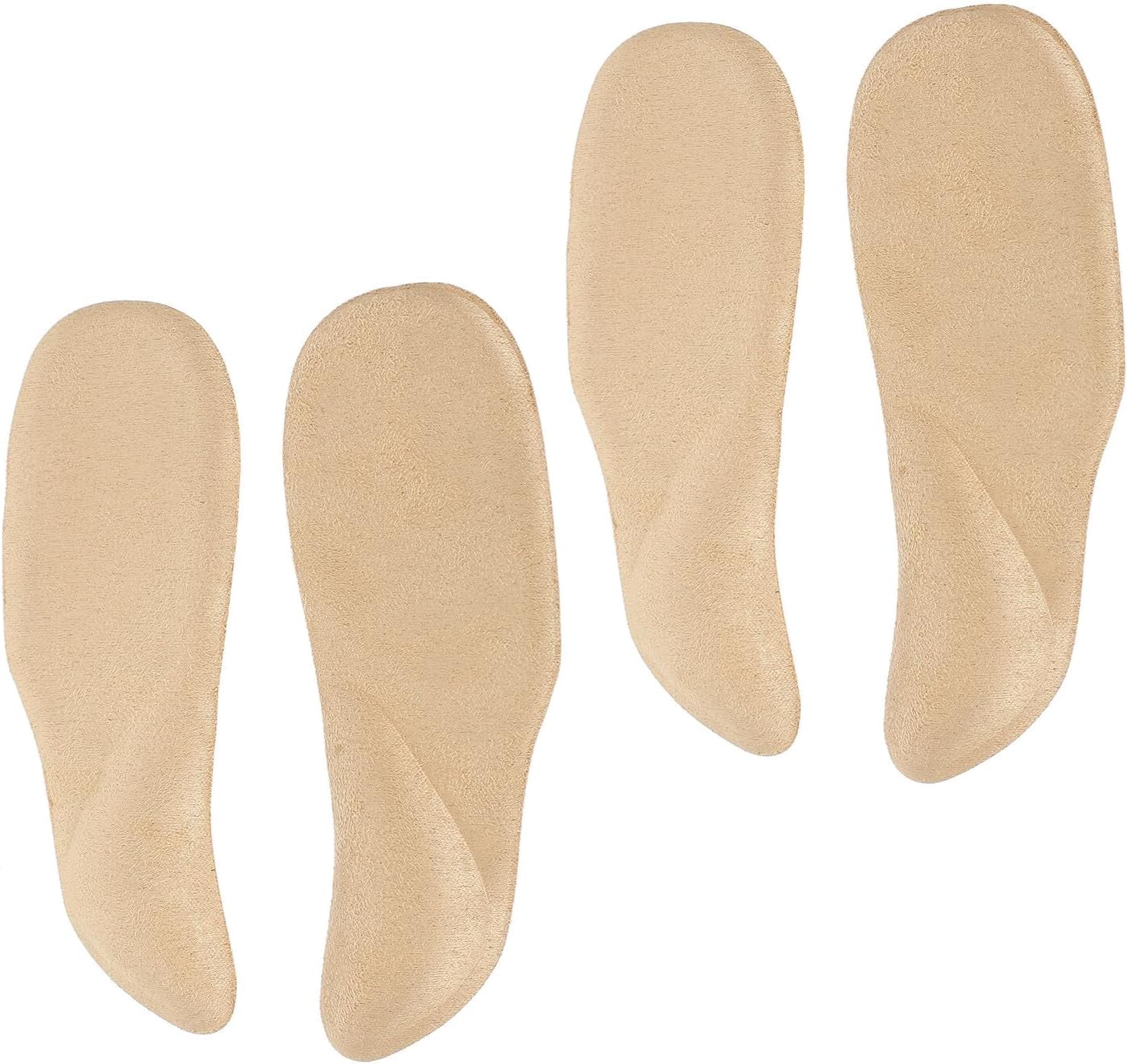 Flat Feet Support Gel Insoles, 2 Pairs Heel and Arch Cushions with ...