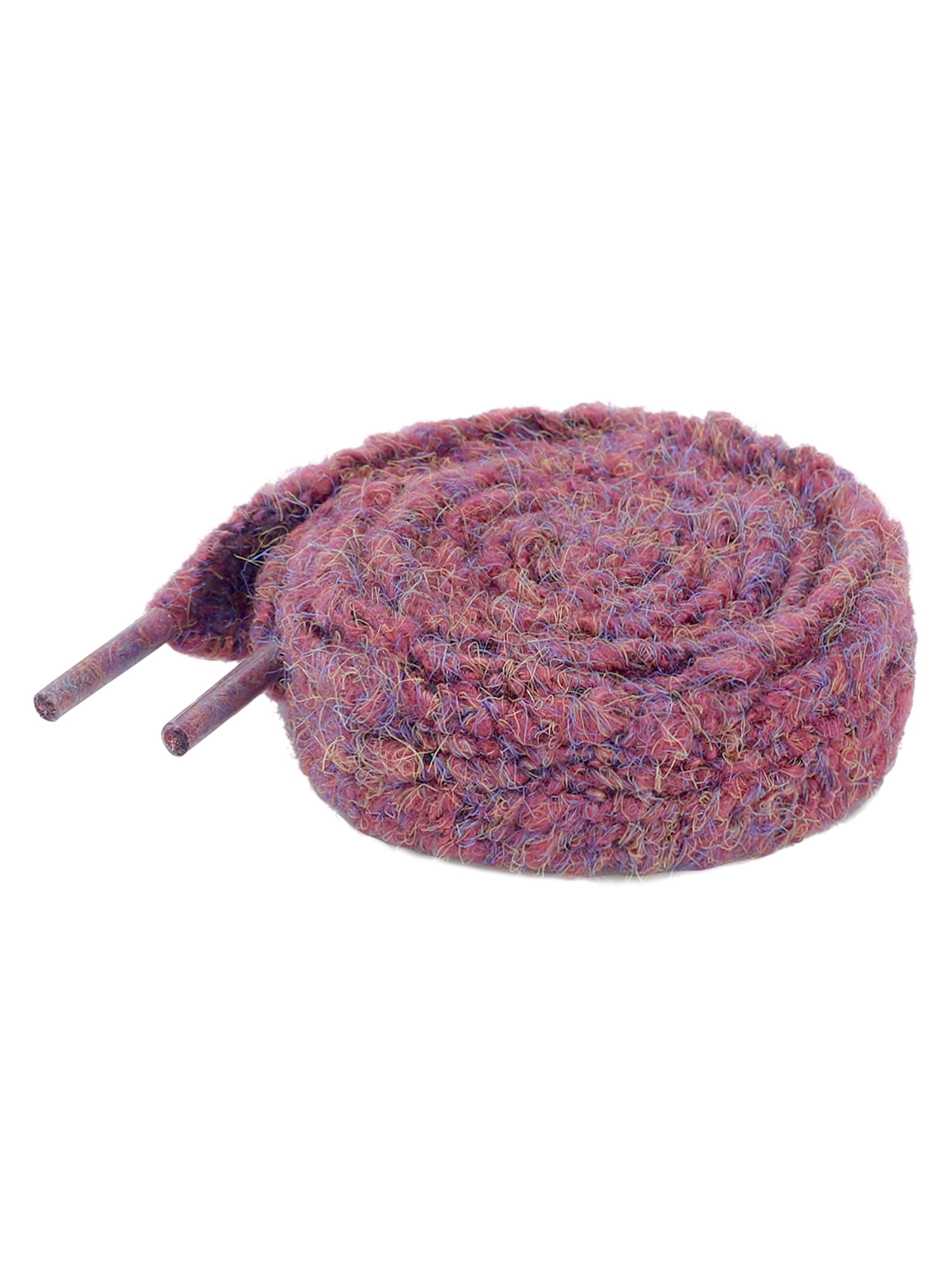 INSPIRE CHIC Flat Fluffy Colorful Mixed Color Mohair Shoelaces Widened ...