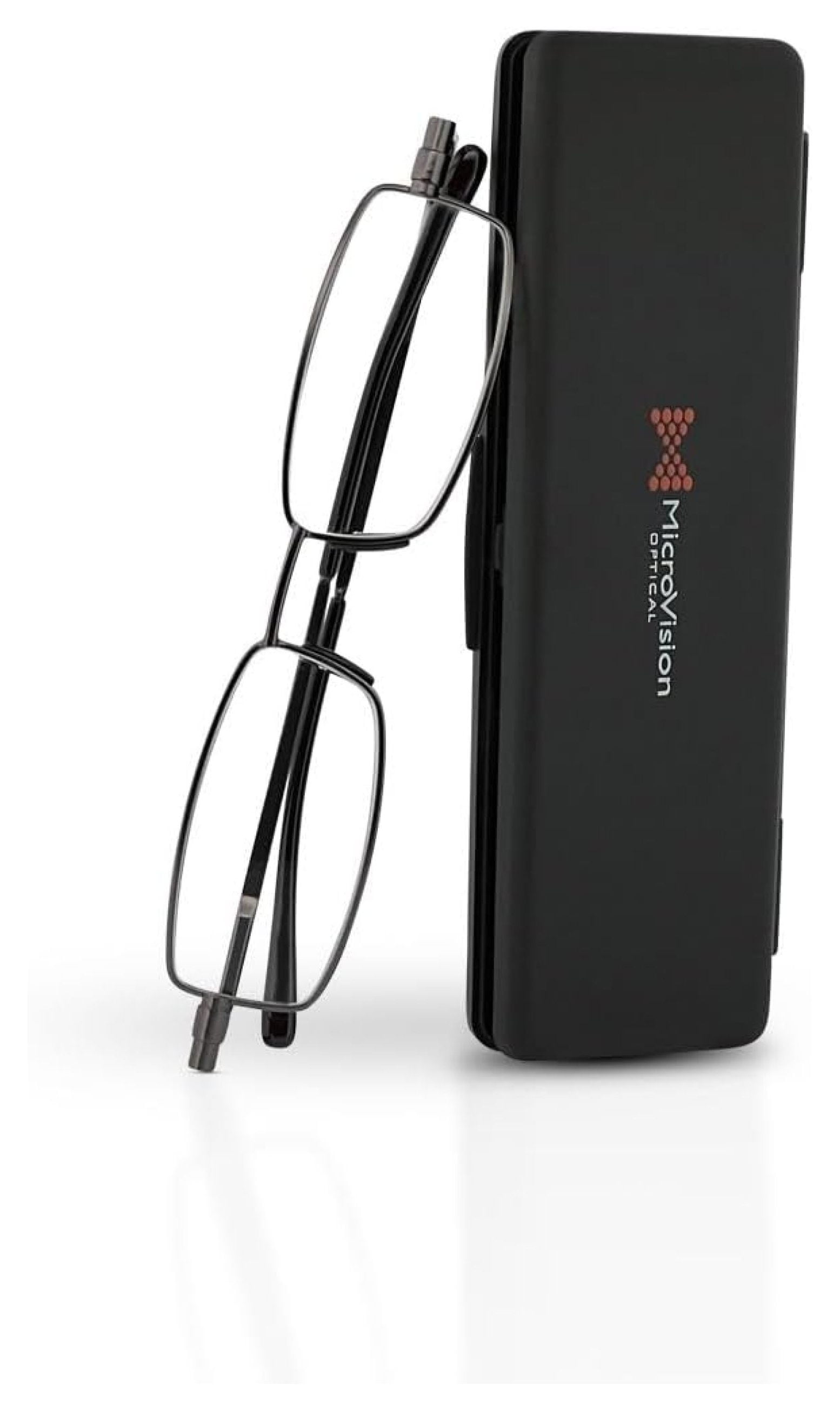 Flat Folding Reading Glasses With Compact Case For Women and Men, Slim ...