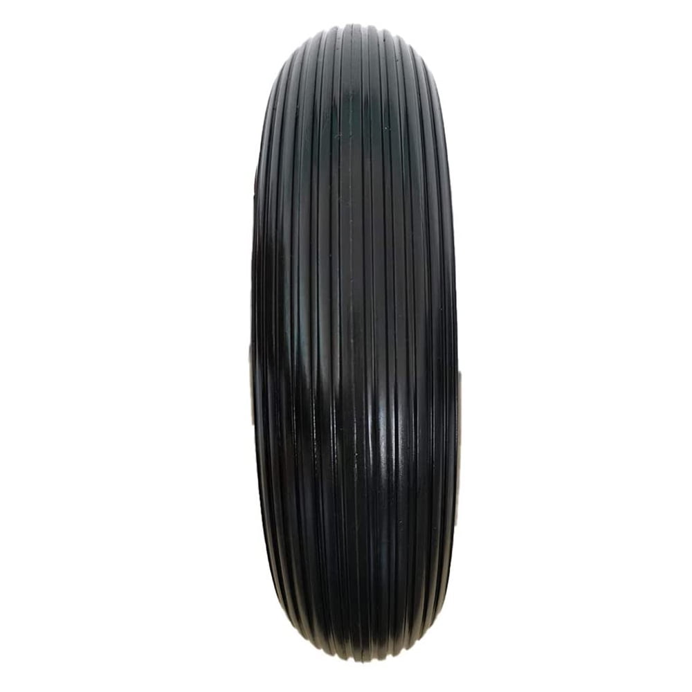 "Flat Free Utility Tires 4.80/4.00-8 with 3/4 & 5/8 Bearings, 3 ...