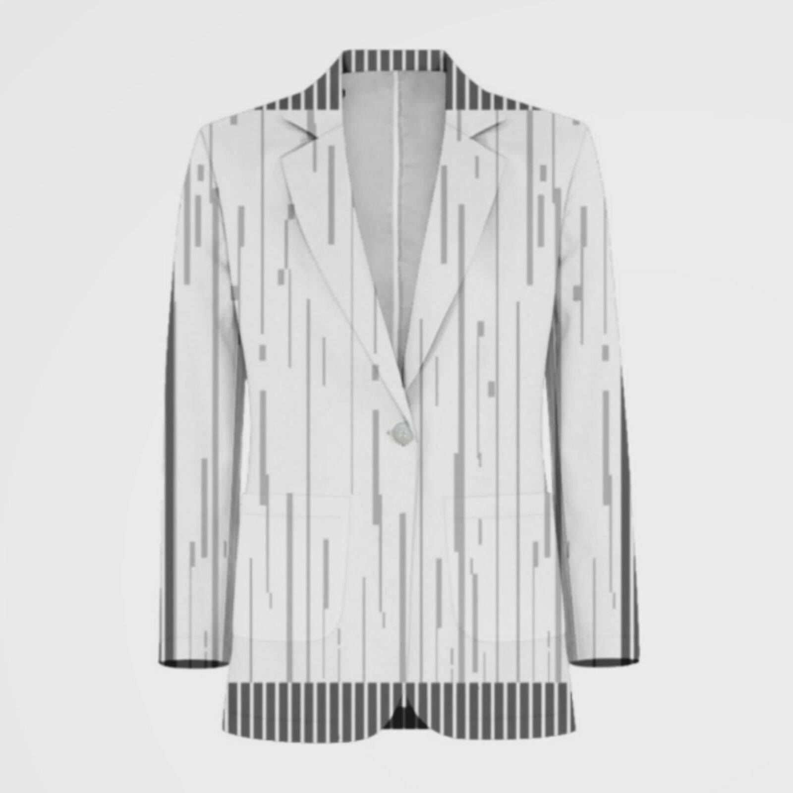 Flat Geometric Pattern Abstract Textures-01 Men Blazers Slim Clothing ...