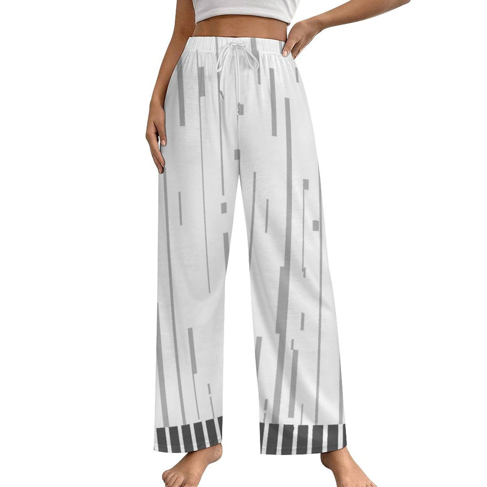 Flat Geometric Pattern Abstract Textures Women's Pajamas Pajama Pants ...