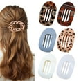 Flat Hair Claw Clips for Women Girls, French Strong Hold Hair Barrettes ...