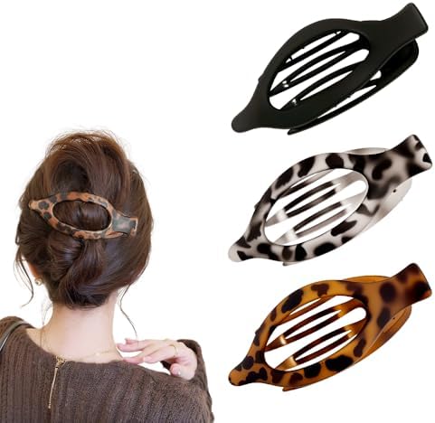 Flat Hair Clips for Women, 2025 Hair Clip Flat Claw Clips and Duckbill ...