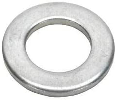 Flat Hardness Class 200 HV Steel, Zinc Plated Fastener Finish DIN 125 (Quantity: 100 pcs ...