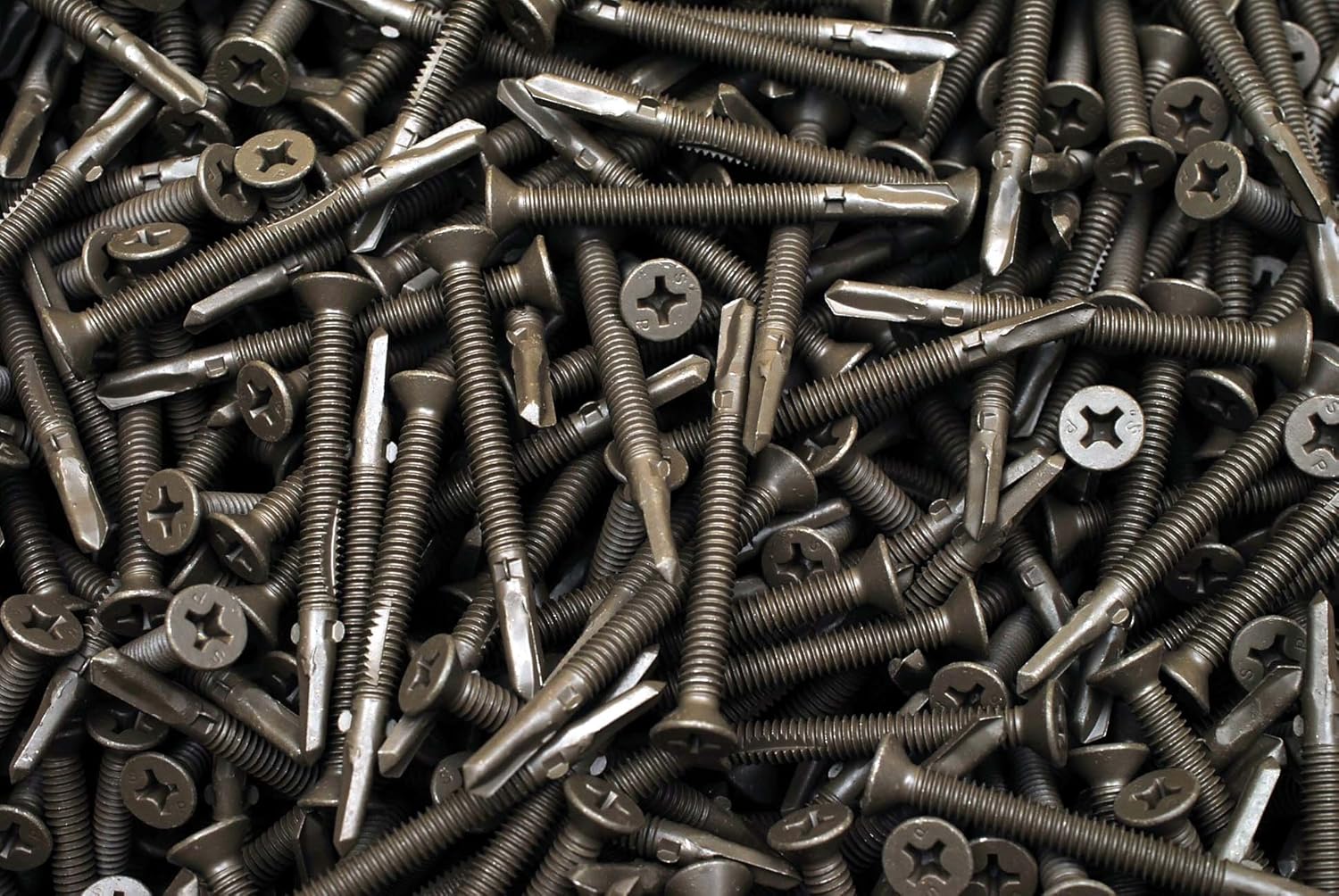 Flat Head 1/4-20 x 2-3/4 Self-Drilling Reamer Wing Screws ACQ Tek ...