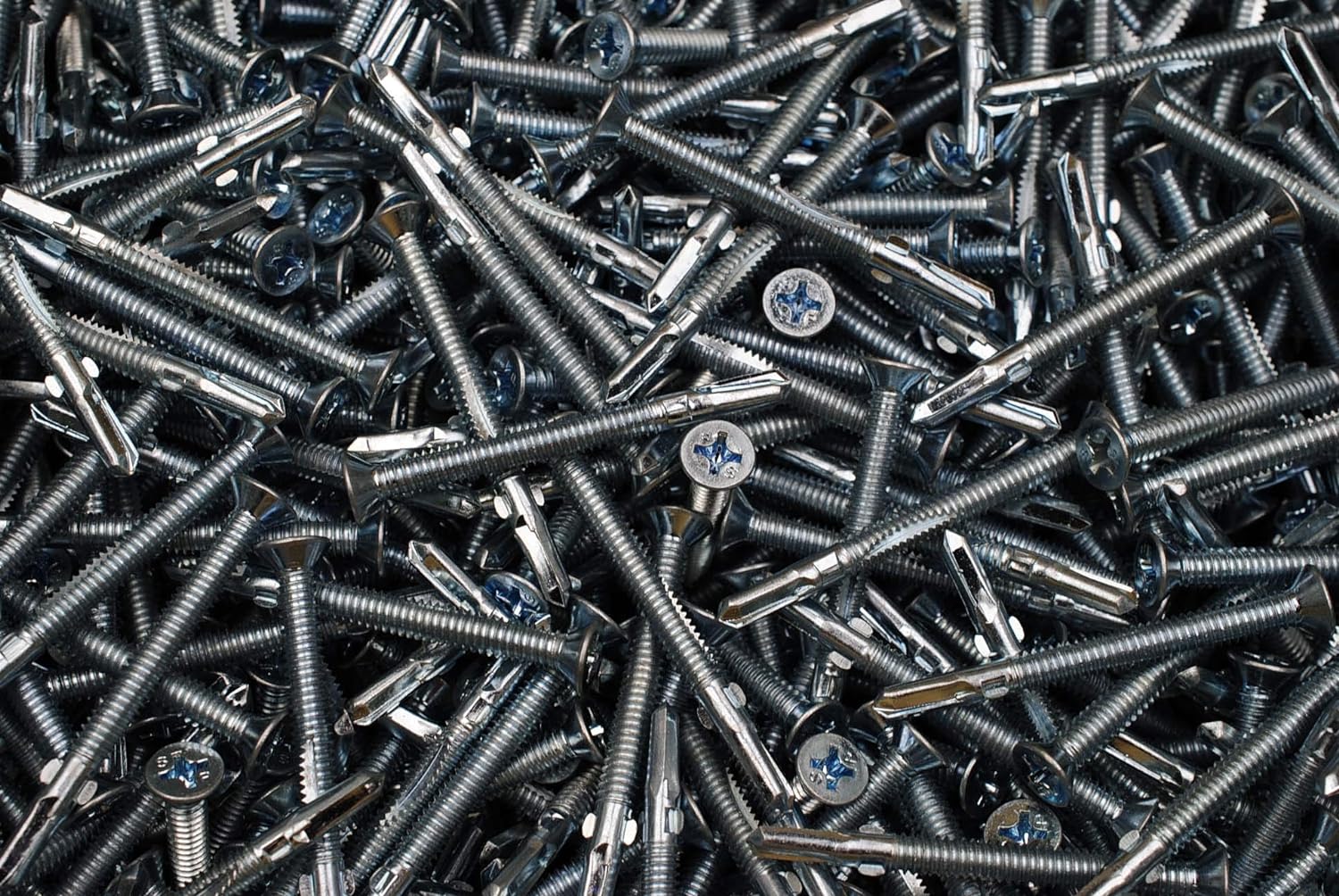 Flat Head 1/4-20 x 2-3/4 Self-Drilling Reamer Wing Screws Tek - Walmart.com