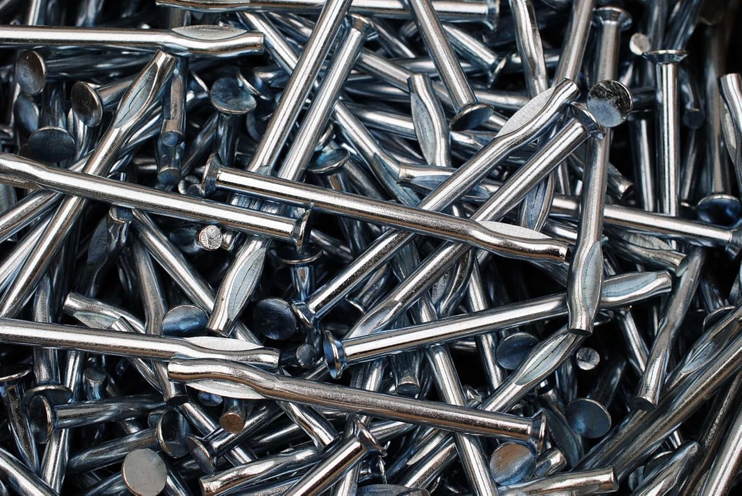 Flat Head 1/4 x 3-1/2 Split Drive Anchors Concrete Nail-in Hammer-in ...