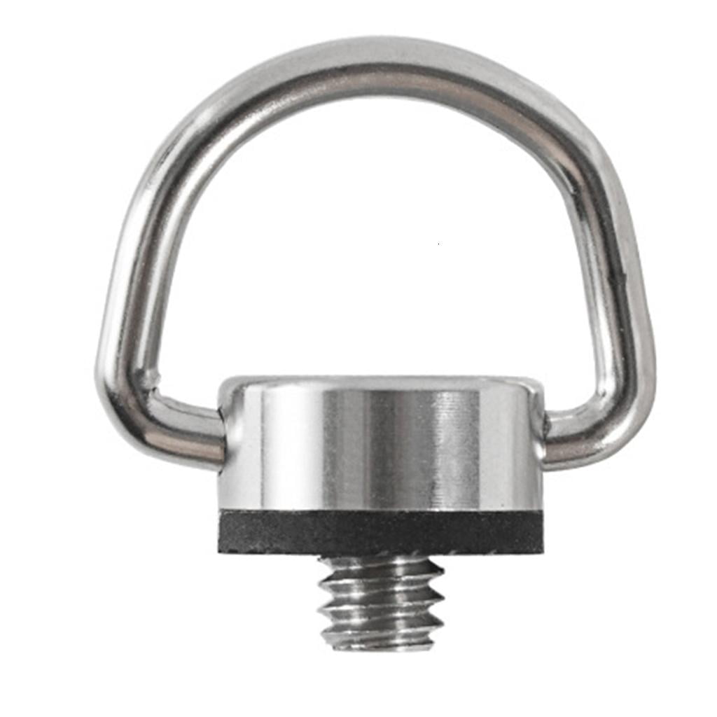 Flat Head D Rings Screw 1/4Inch for Camera Tripods QR Plate and ...