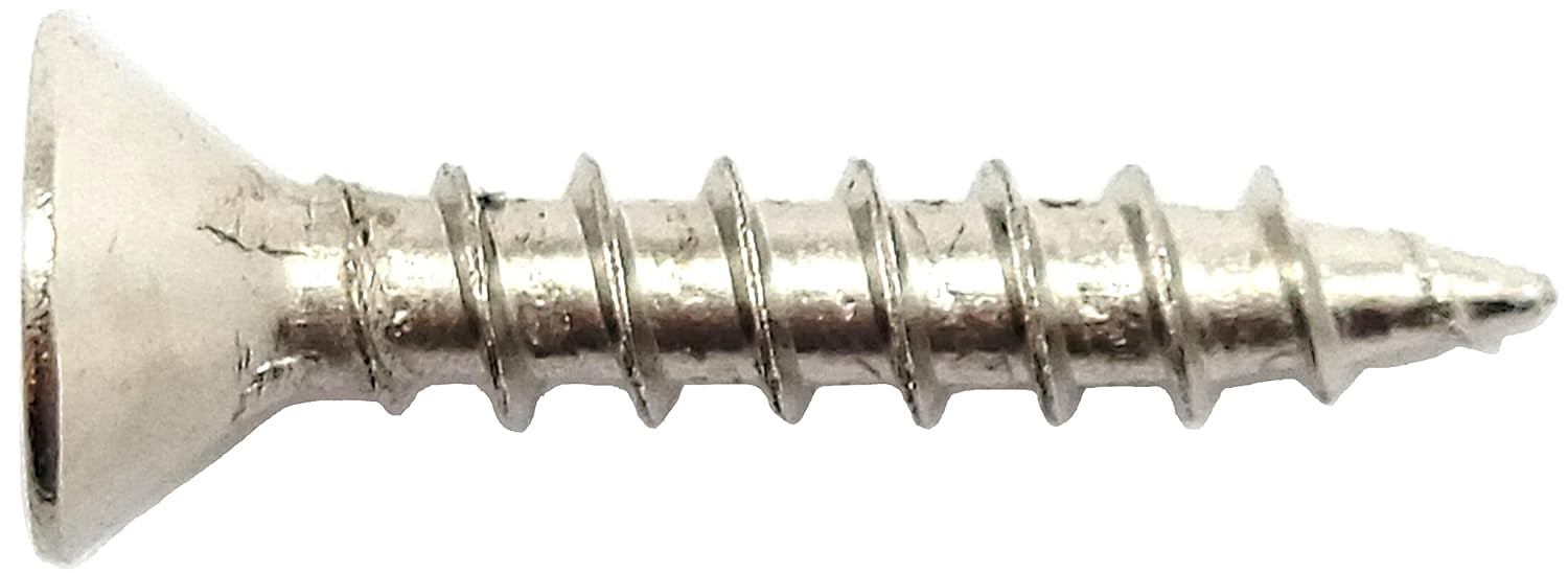 Flat Head Deep Thread Wood Screws (1000, 6X3/4 FH ) - Walmart.com
