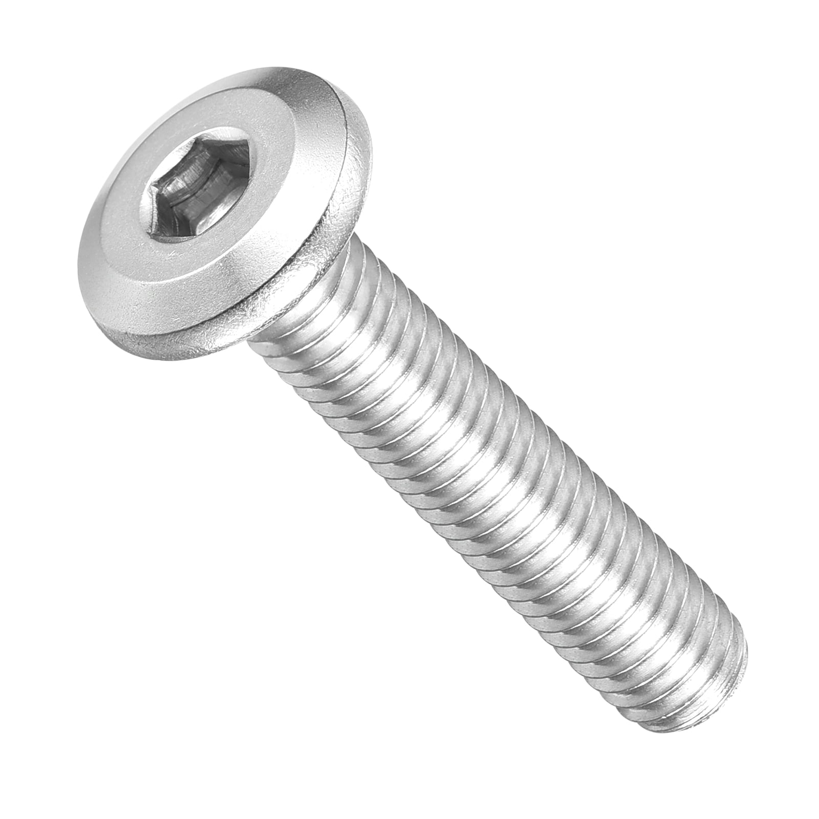 Flat Head Hex Socket Cap Screws Bolts(M6-1x30) 30Pcs, 304 Stainless Steel Hex Socket Furniture ...