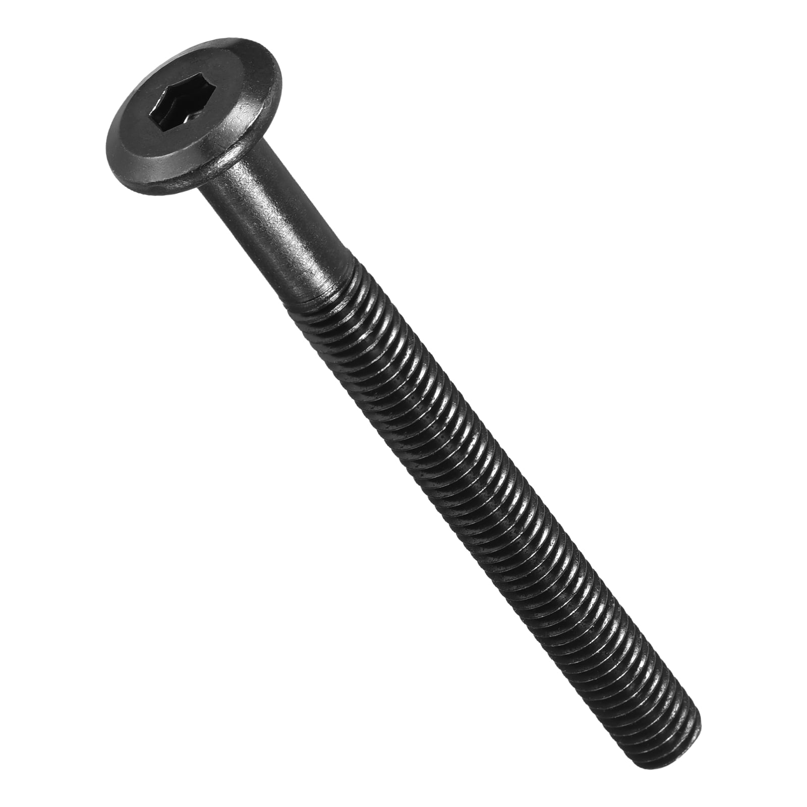 Flat Head Hex Socket Cap Screws Bolts(M6-1x70) 10Pcs, Steel Hex Socket ...