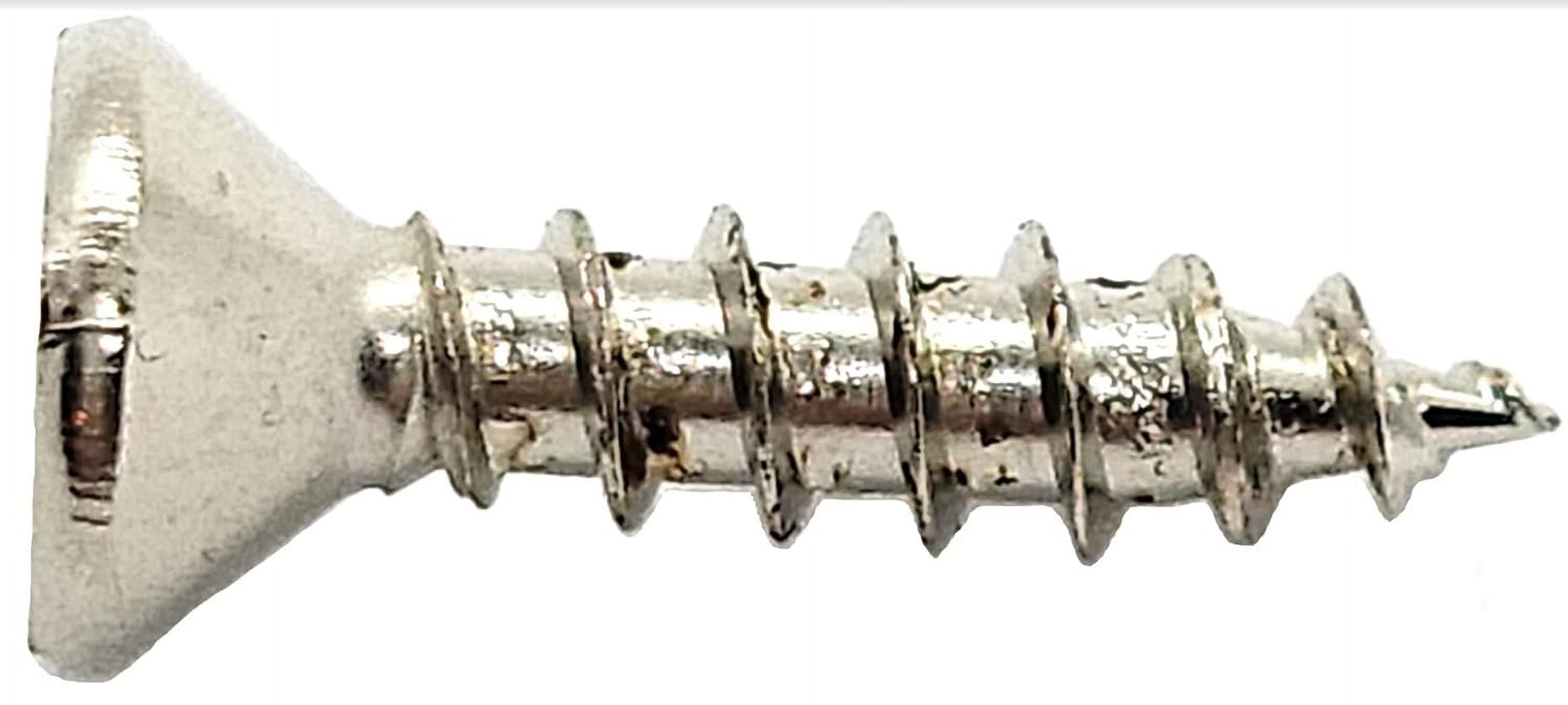 Flat Head Phillips Deep Thread Wood Screws (500, 6x5/8" FH Nick ...