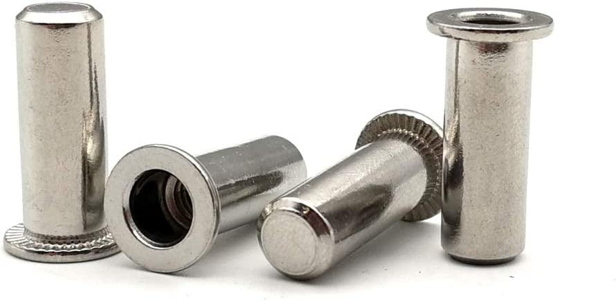 Flat Head Rivet Nut Sealed M4 M5 M6 M8 Blind Threaded Inserts Nut ...