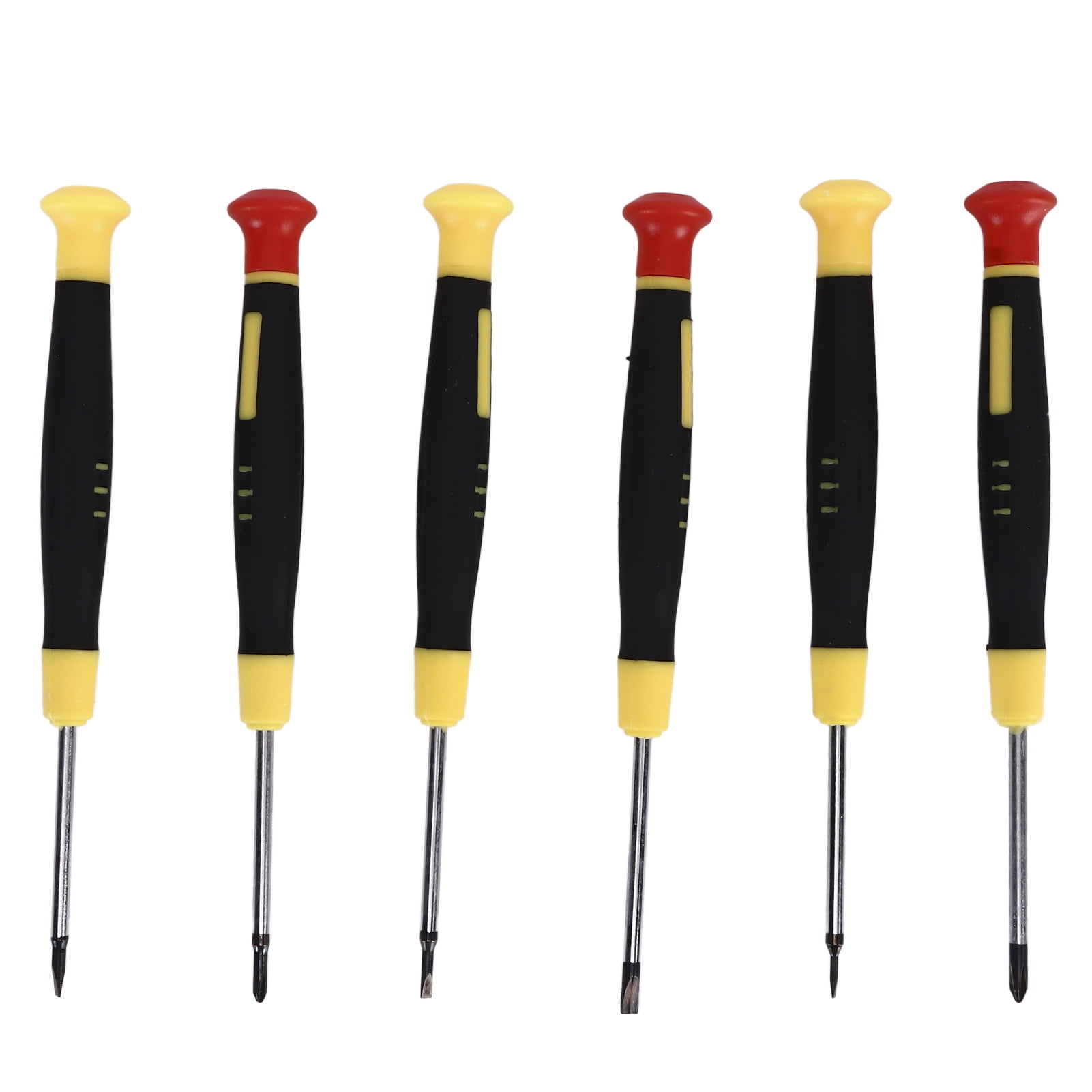 Walmart Flat Head Screwdriver Set, 6pcs Small Durable Alloy Steel Drivers for Micro Tiny Screws ...