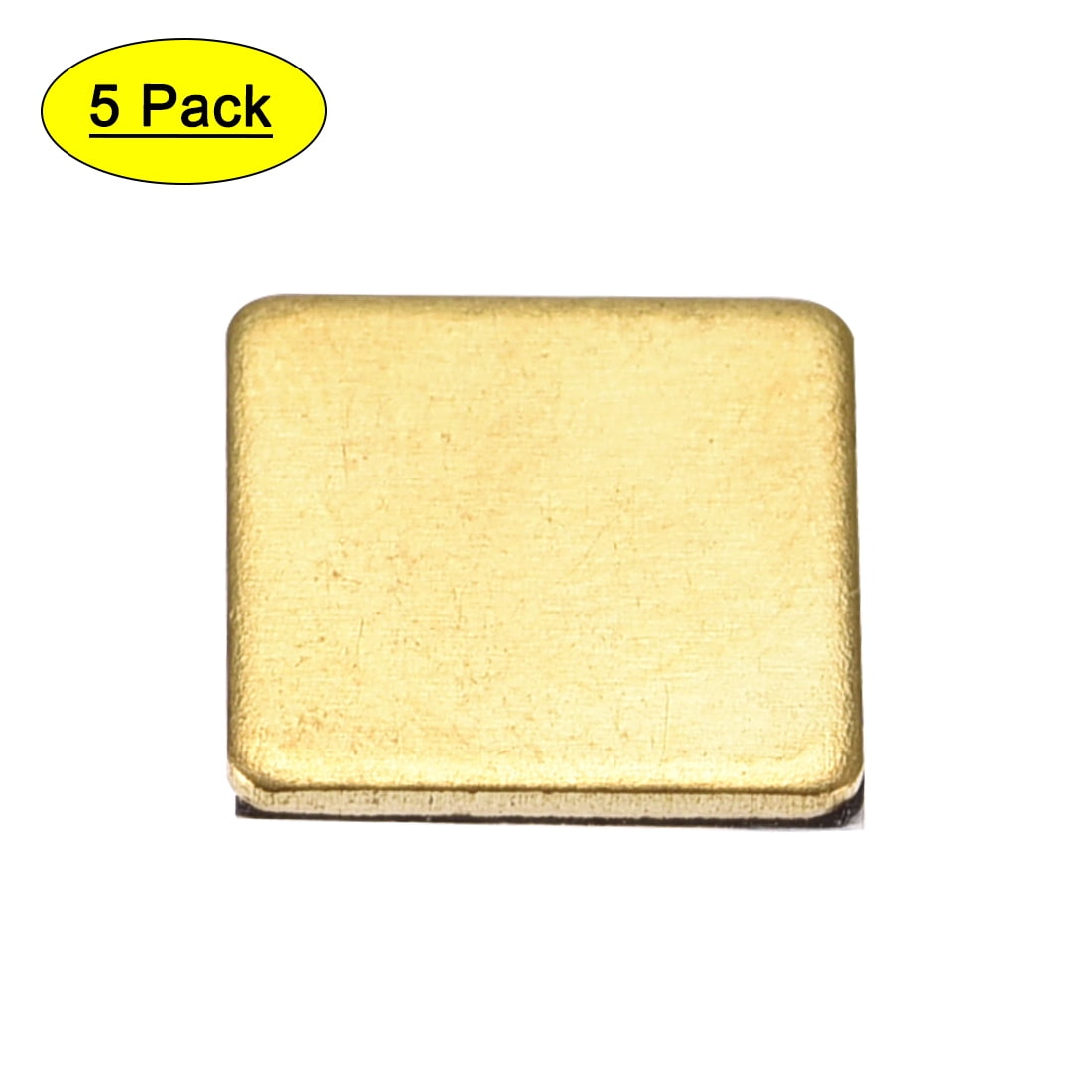 Flat IC Chipset Thermal Copper Heatsink with Adhesive Pad,12x12x1mm 5 ...