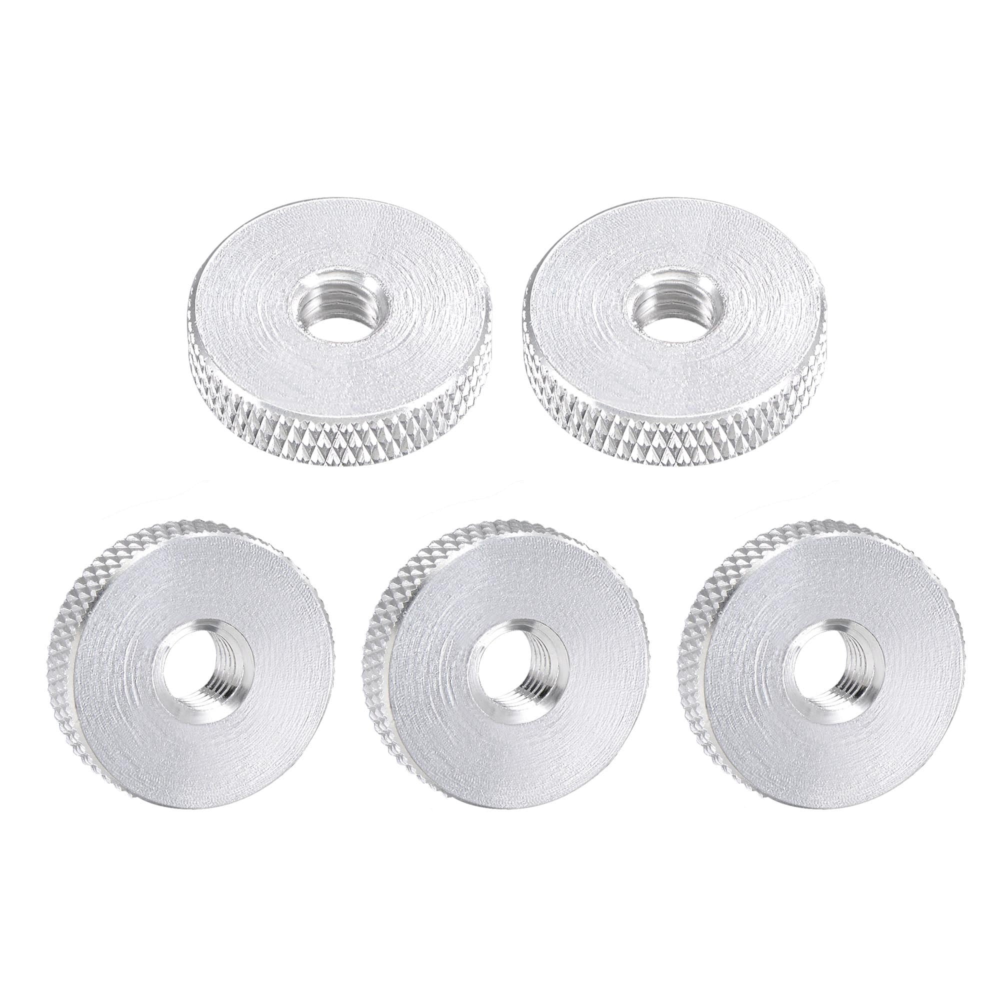 Flat Knurled Nut - M6 x 20mm x 5mm Thumb Nuts Lock Adjusting Nuts ...