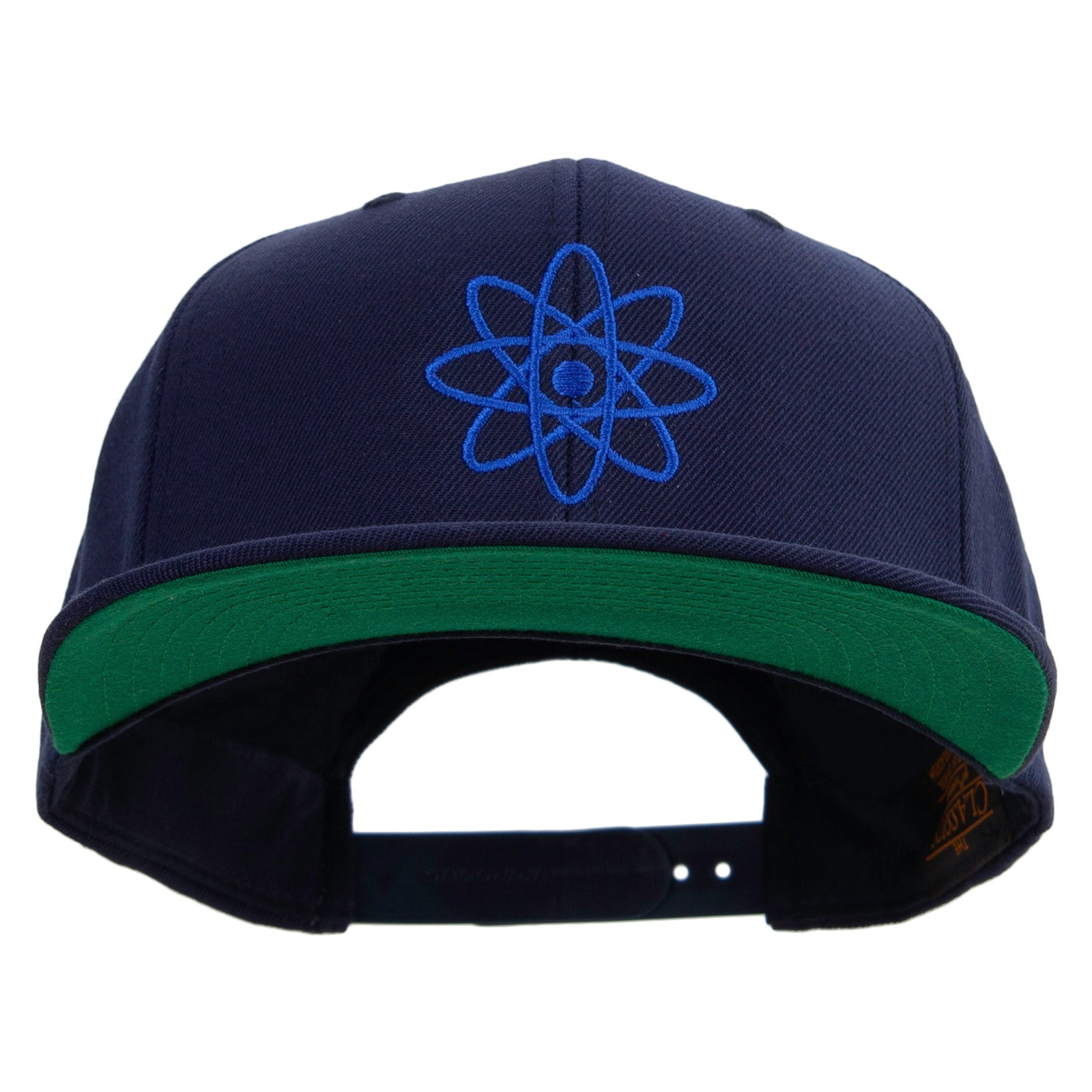 Flat Medical Embroidered Wool Blend Prostyle Snapback - Navy OSFM ...