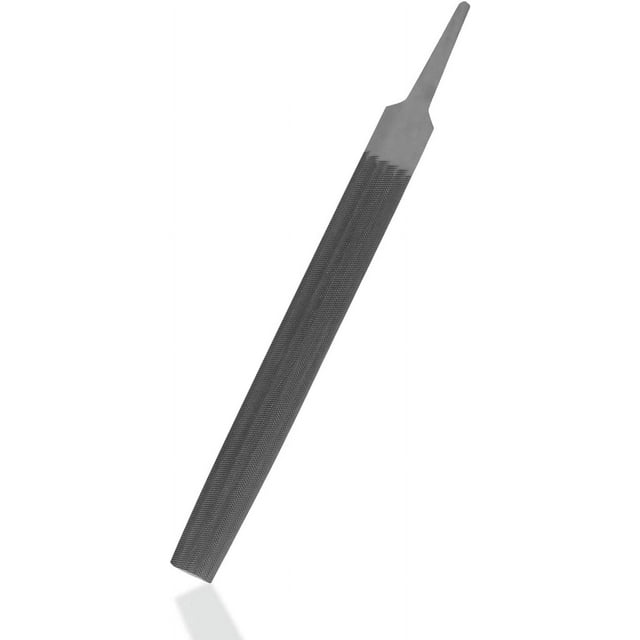 Flat Medium Cut File, Double Cut Teeth, 6'' Length, Made of High Carbon ...
