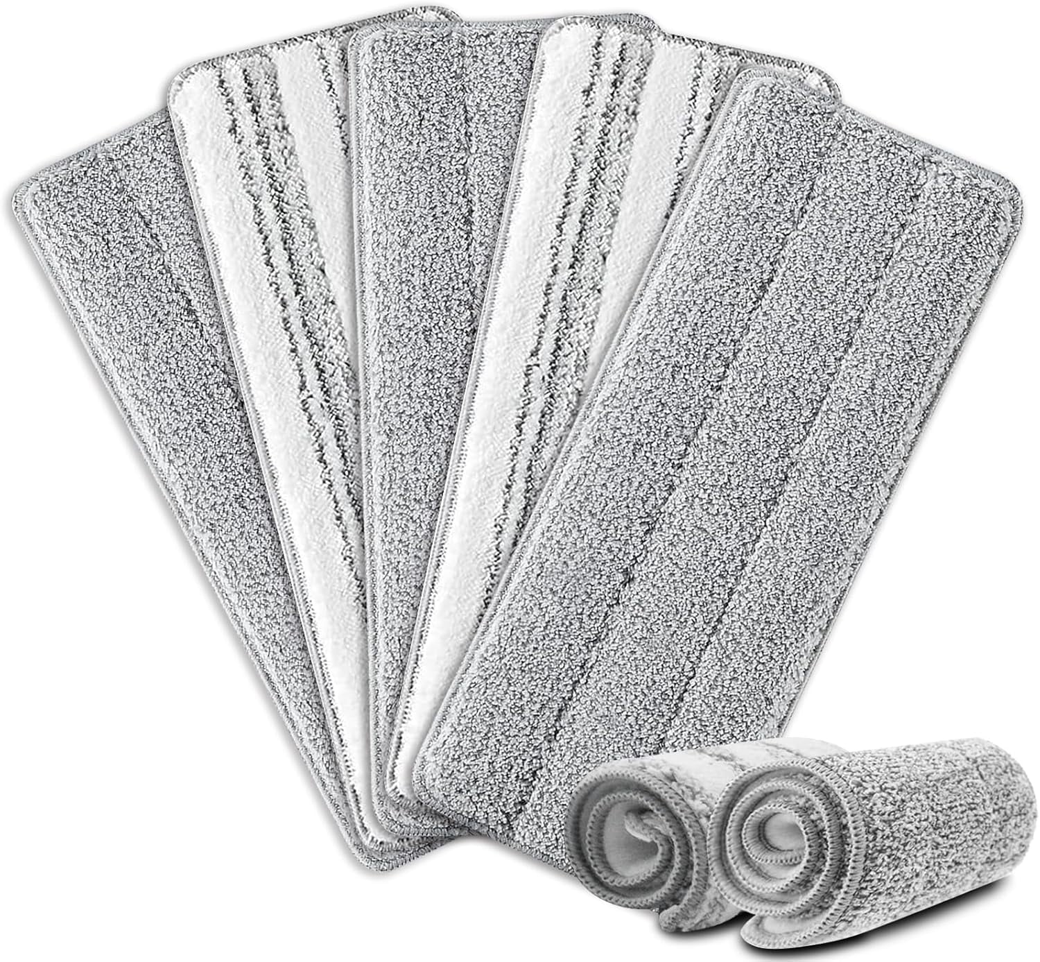 Flat Mop Pads, 13" X 4.9" Microfiber Mop Pad/Refill/Head, Mop Pads ...