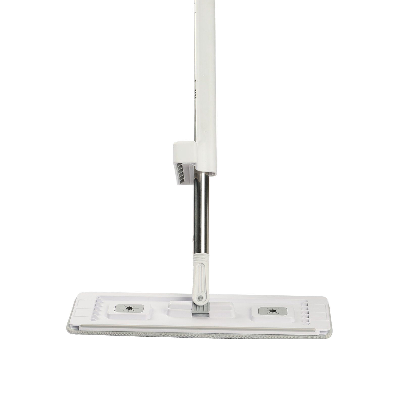 Flat Mop Self-Wringing Microfiber Floor Cleaner with Stainless Steel ...