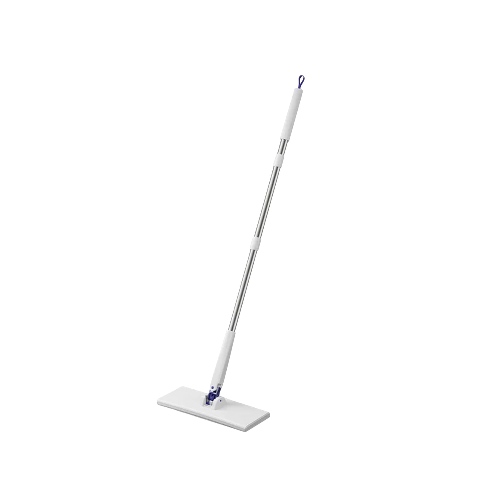 Flat Mop with Locking Head — 125cm Zero Touch Gap Dust Mini Mop, Long ...