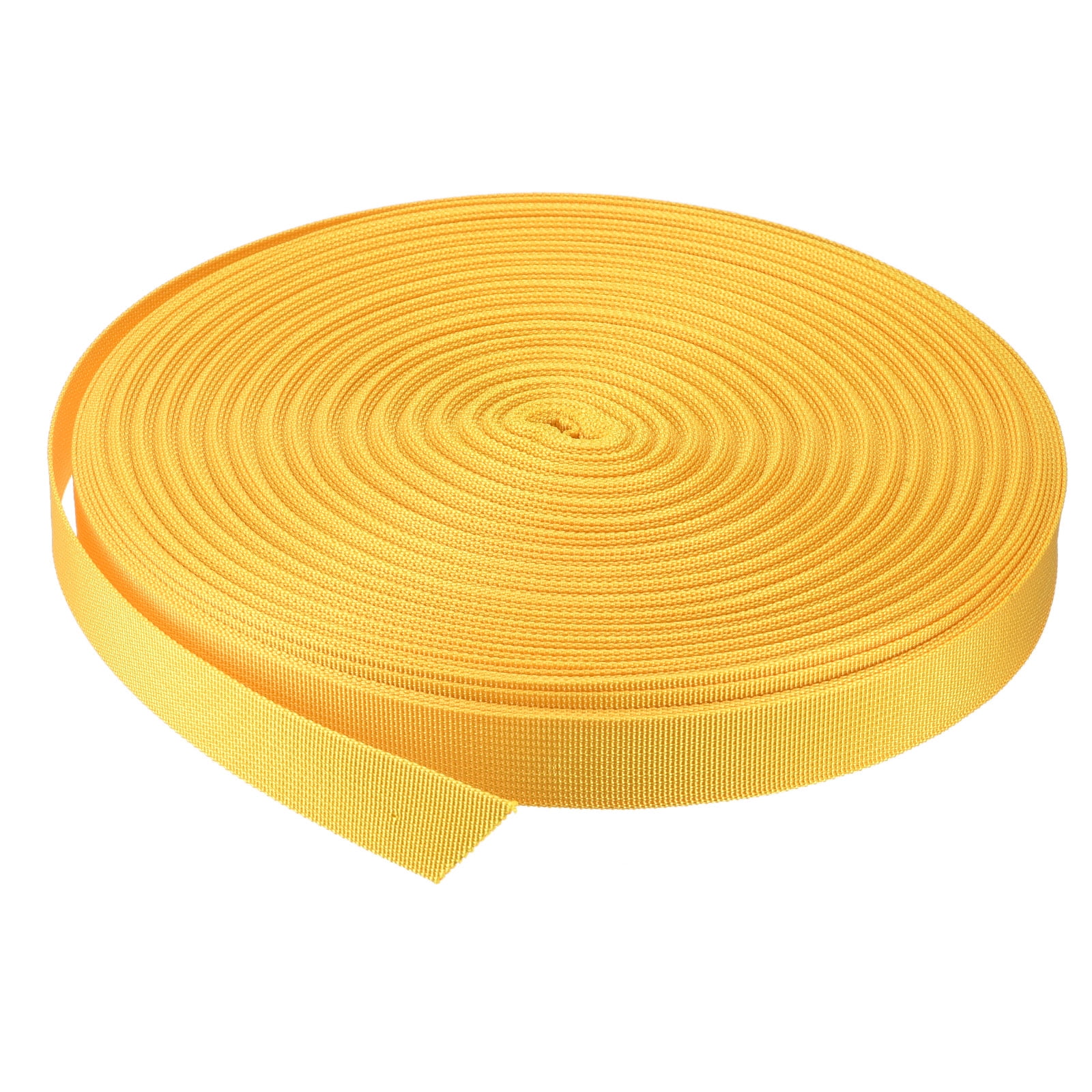 Flat Nylon Webbing Strap 1 Inch 50 Yards Gold Tone for Backpack ...