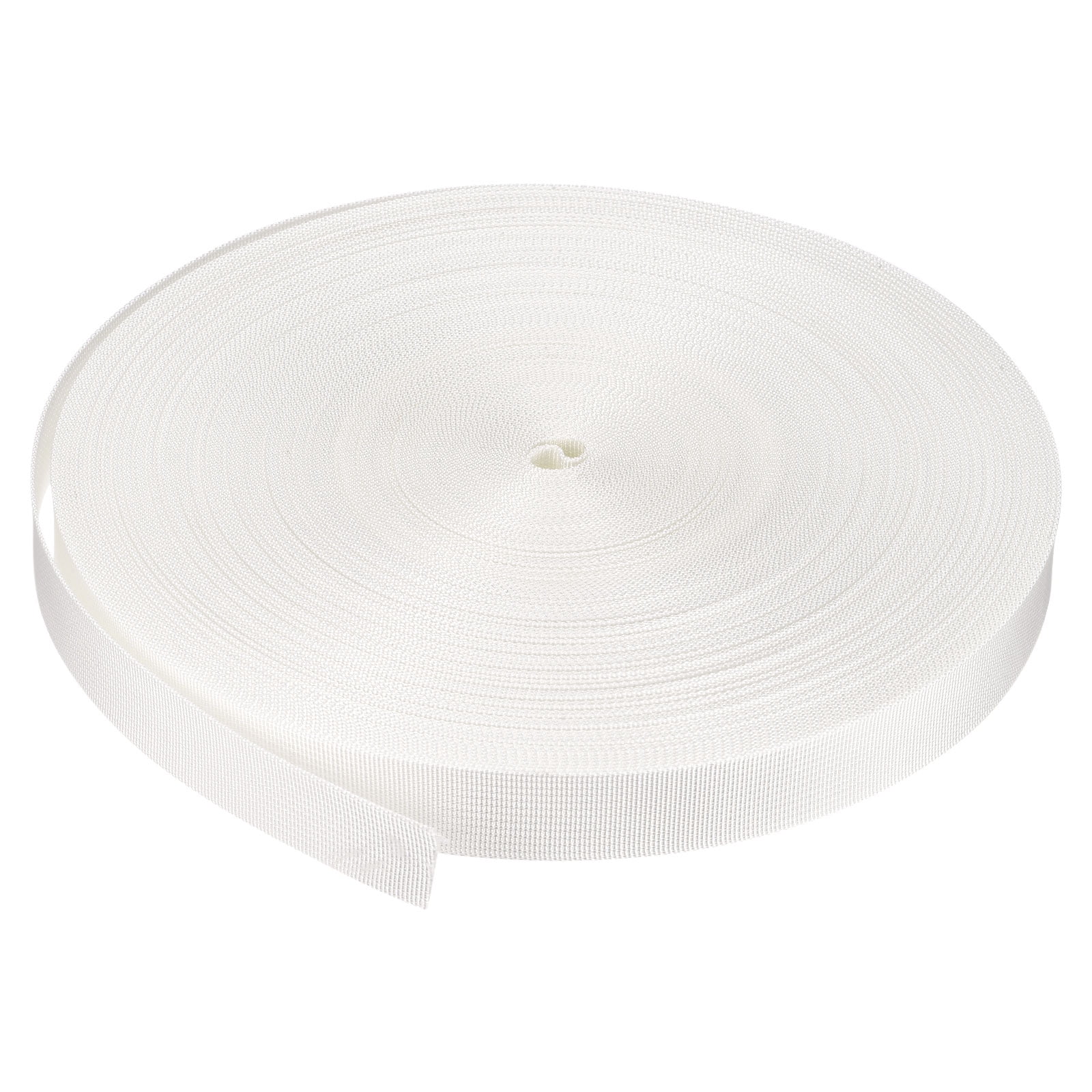 Uxcell Flat Nylon Webbing Strap 1 inch 50 Yards White for Backpack ...