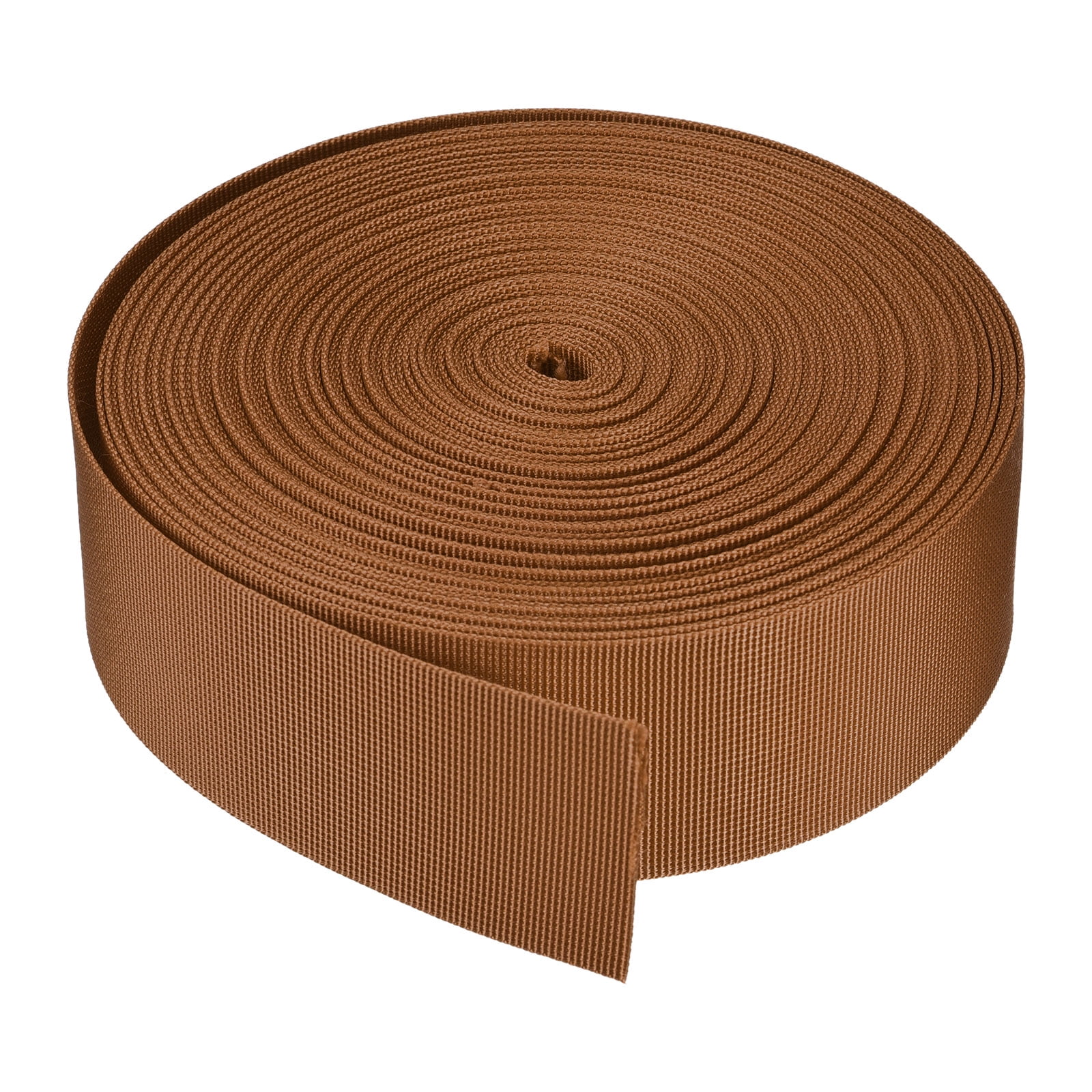 Flat Nylon Webbing Strap 2 Inch 20 Yards Dark Brown for Backpack ...