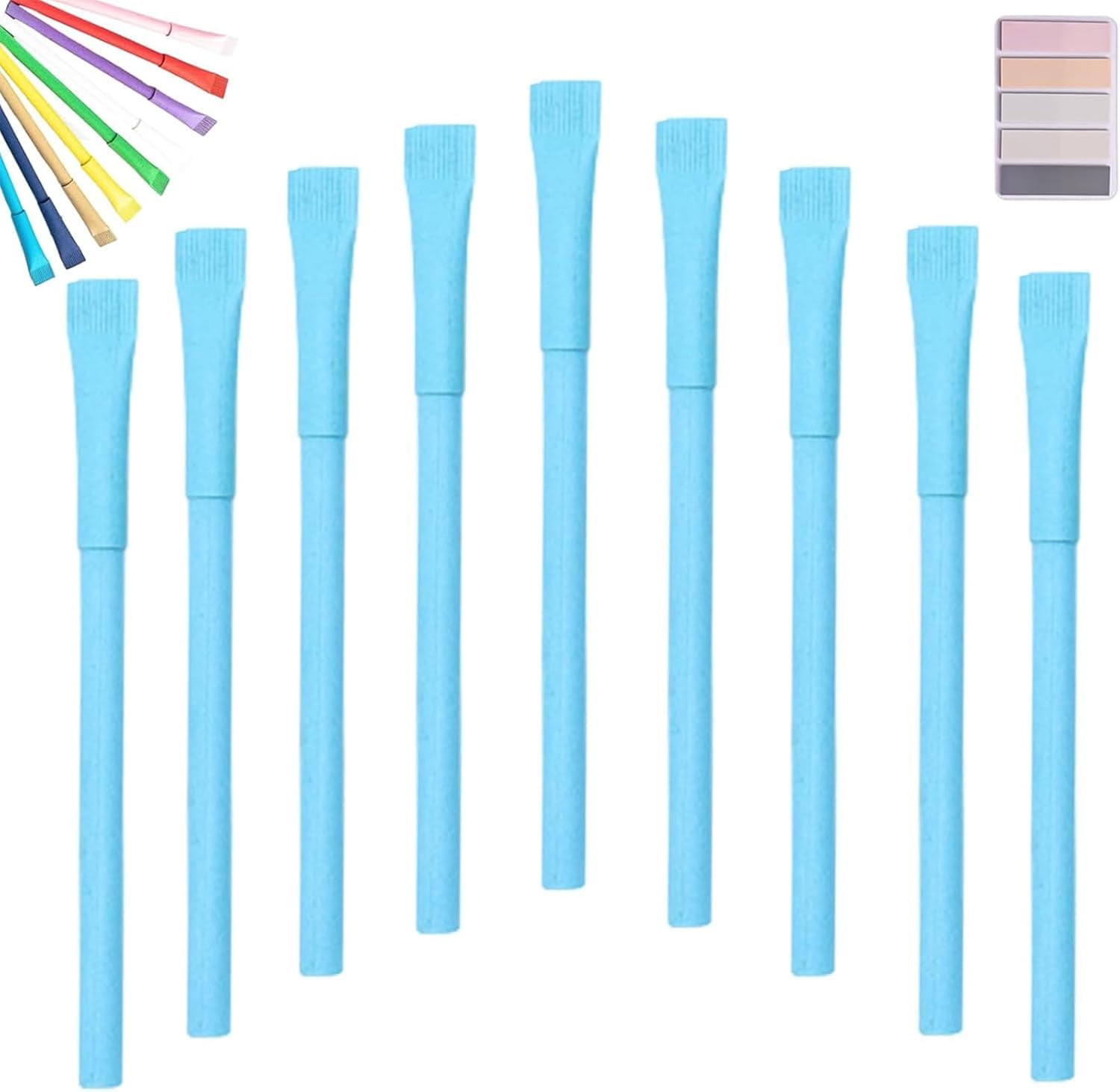 Flat Paper Pen, Smooth Writing Pen, Fun Work Pen, Kraft Paper Barrel ...