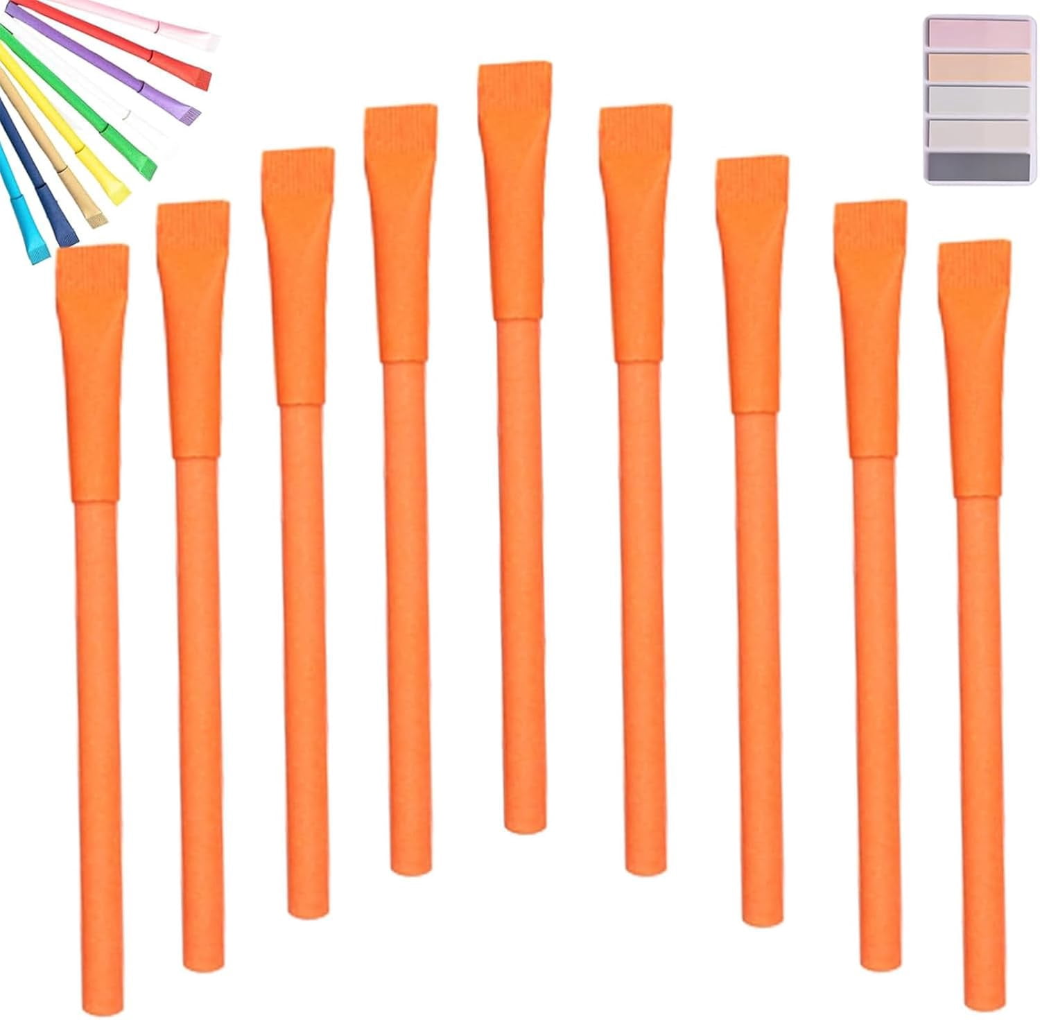 Flat Paper Pen, Smooth Writing Pen, Fun Work Pen, Kraft Paper Barrel ...