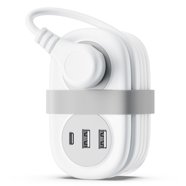 Inland - 12 Outlet 4ft Power Strip w/ 3ft Power Cord 125V/15A w ...