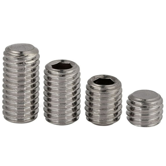 Flat Point Hex Hexagon Socket Set Screws M3 M4 M5 M6 M8 M10 304 A2 ...