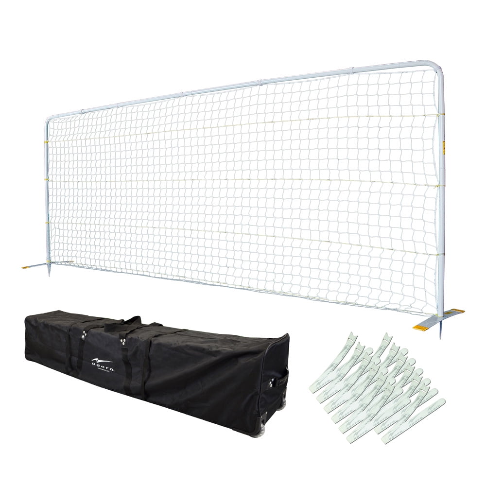 Flat Practice Soccer Goal - 6.5'x18' - Portable Design - Includes Net ...