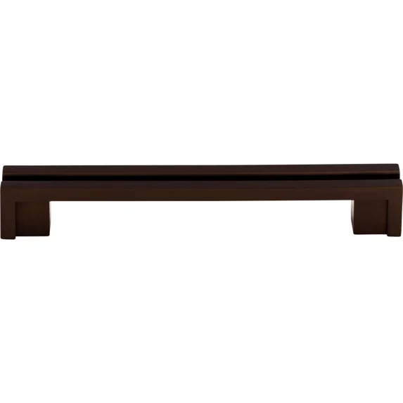 Flat Rail 5" Center To Center Bar Pull Oil Rubbed Bronze - Walmart.com