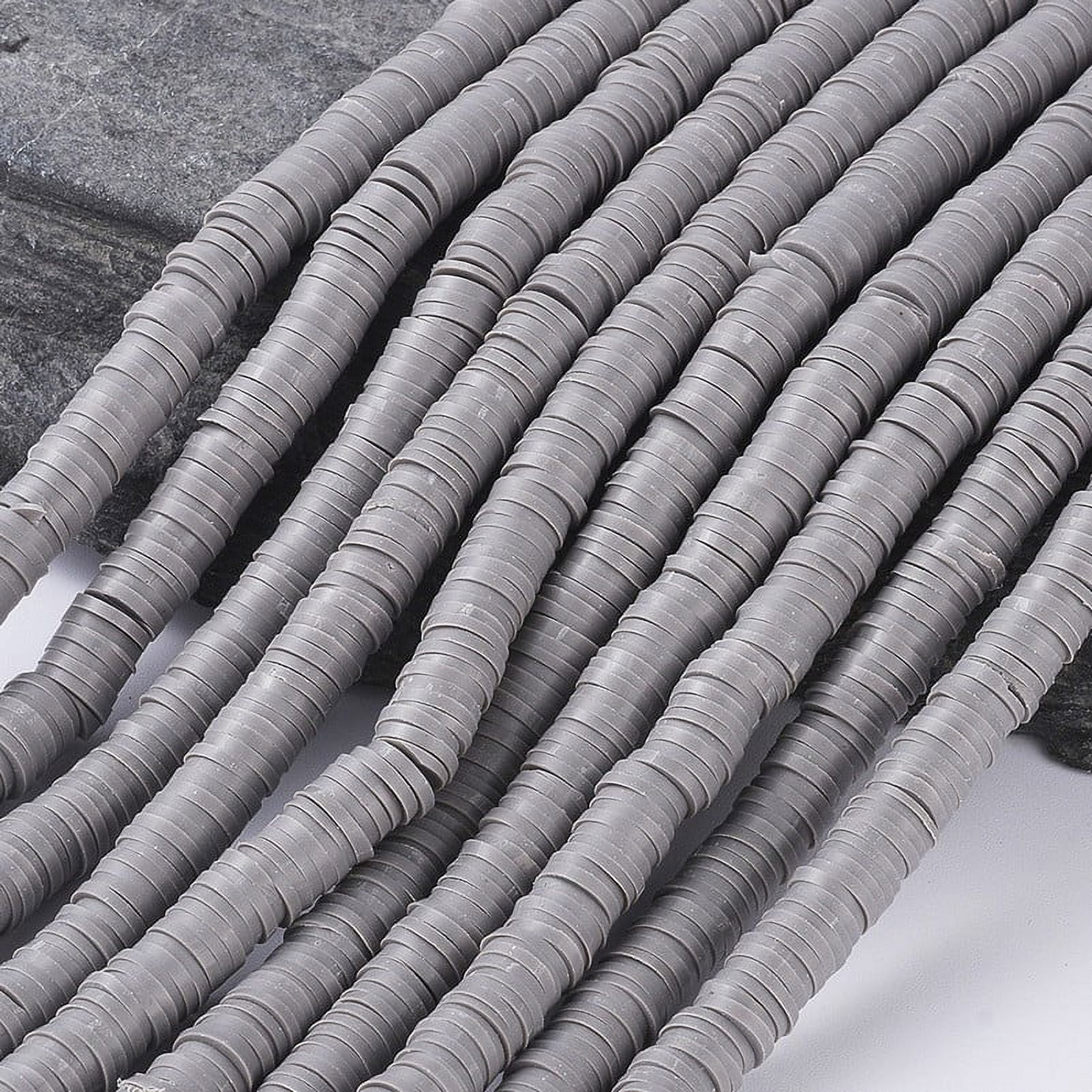 Flat Round Eco-Friendly Handmade Polymer Clay Beads Disc Heishi Beads ...