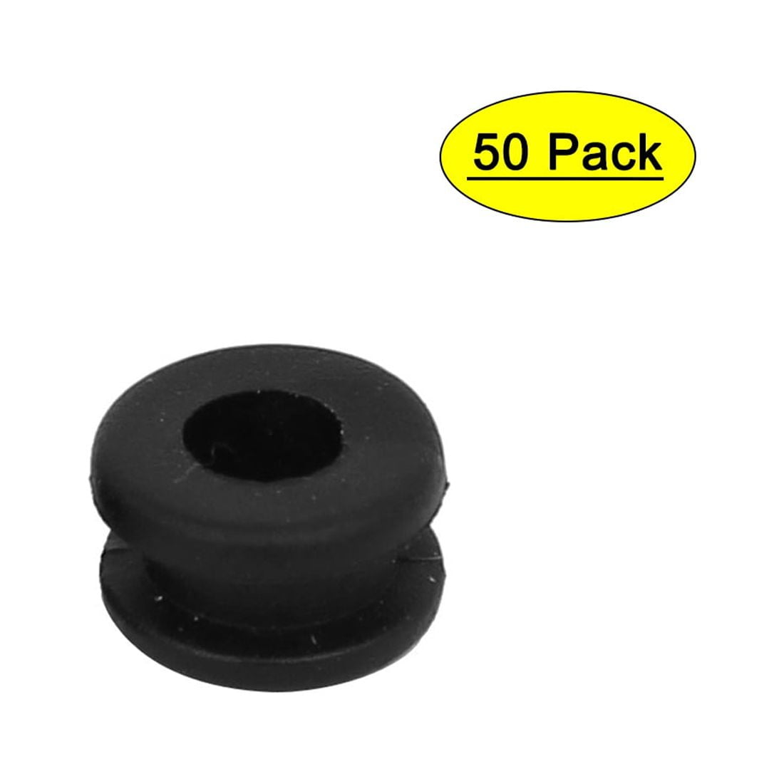 Flat Rubber Ring Sealing Grommet Wiring Gasket Black 5mm Inner Dia ...