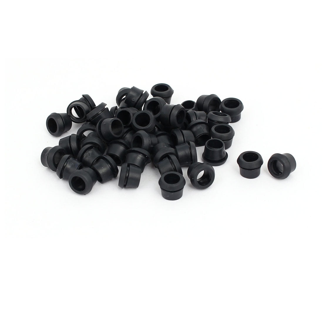 Flat Rubber Ring Sealing Grommet Wiring Gasket Black 6.5mm Inner Dia ...