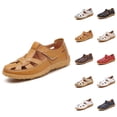 Flat Sandals for Women 2026 Summer Trendy Closed Toe Hook and Loop ...