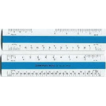 Arteza Architect Ruler, Triangular, Scale, 12" - Walmart.com