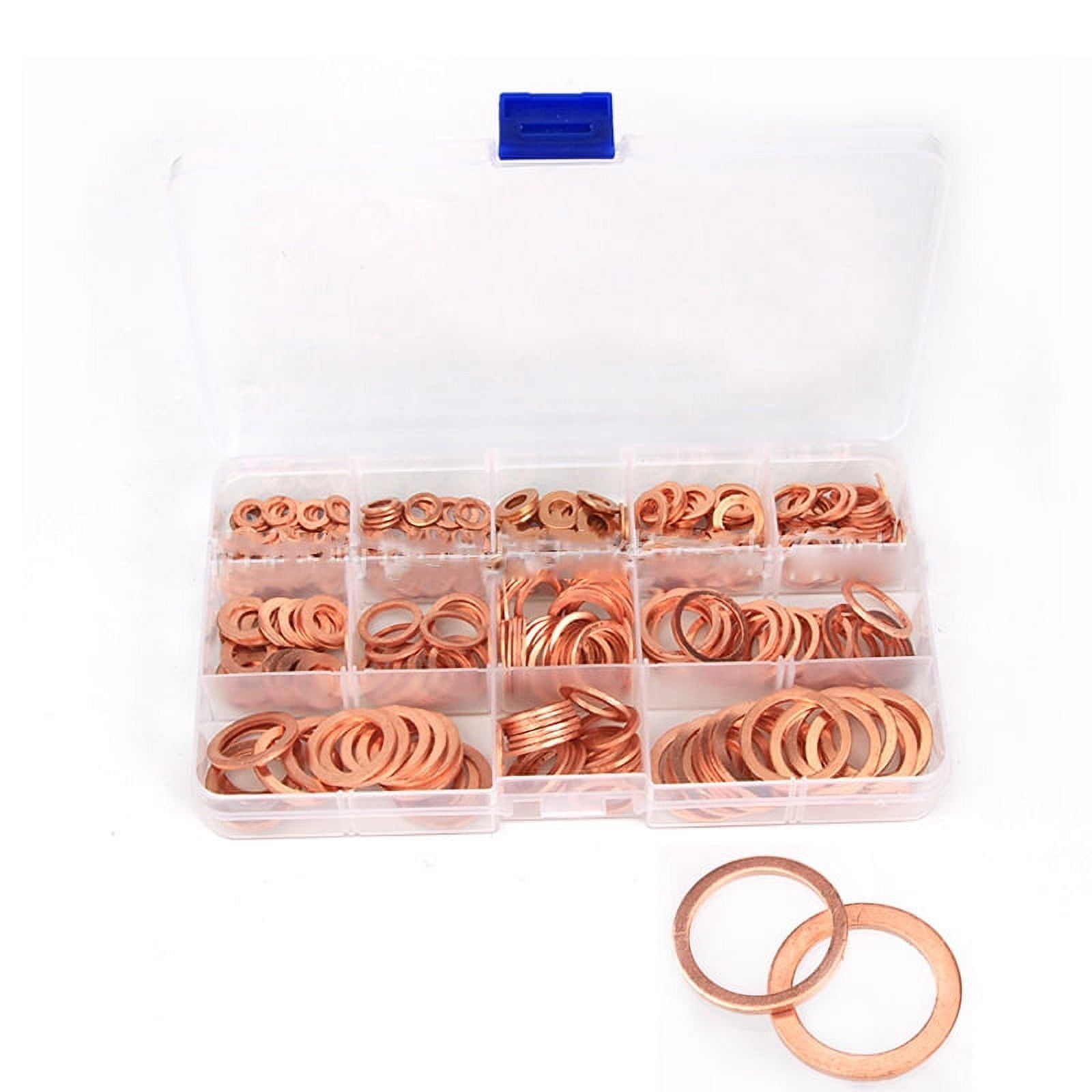 Flat Sealing Copper Washers For Sump Plugs, High Conductivity Copper ...