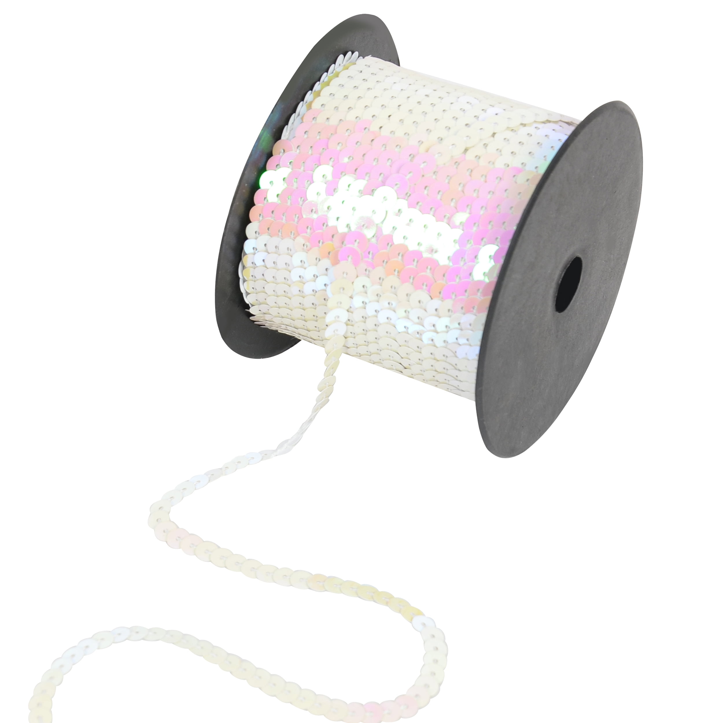 Flat Sequin Strip, 6mm String Metallic Sequin Strand, Paillette ...