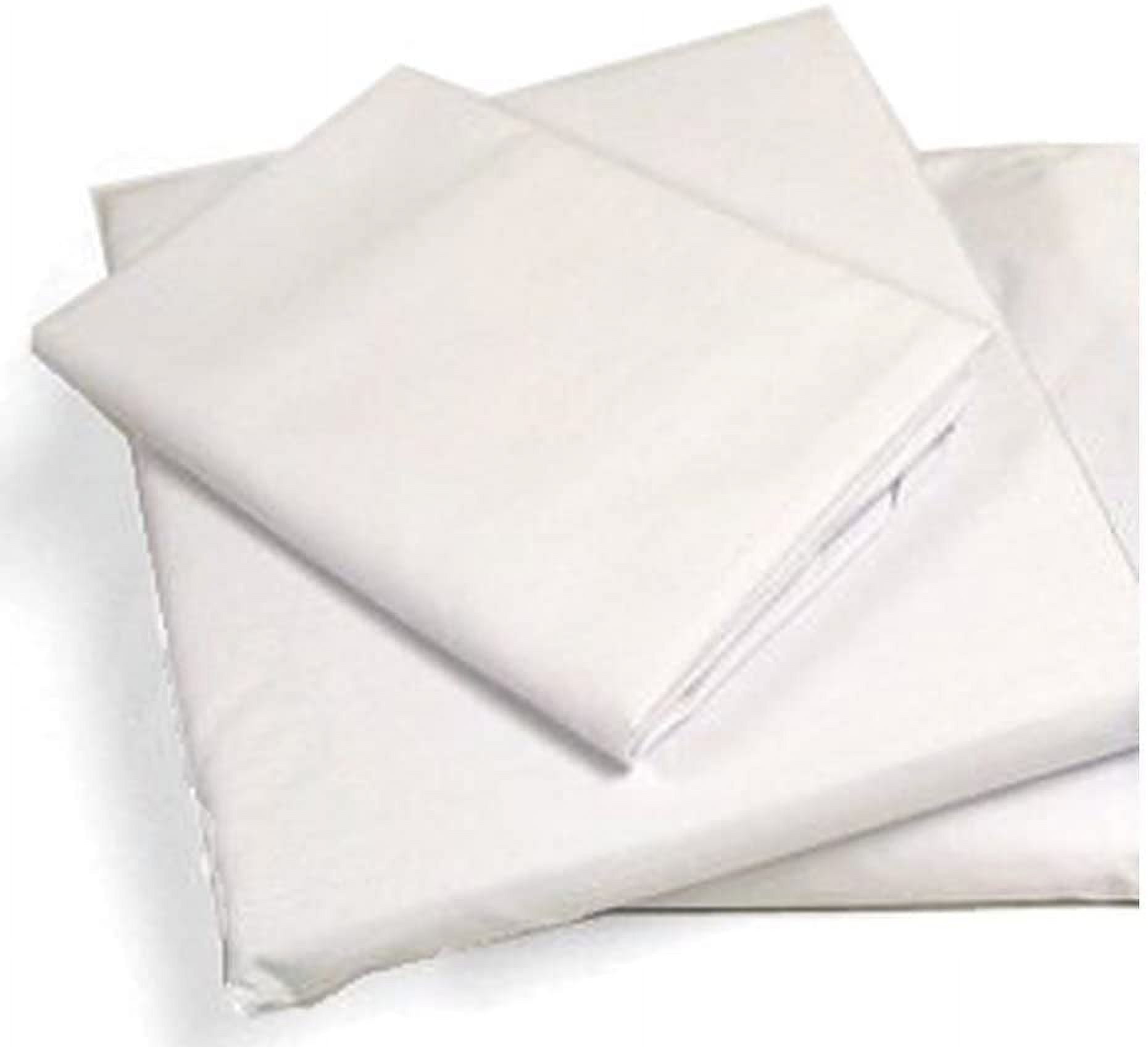 Flat, Sets), 4 Piece Sheet and Pillow Case Set - White- 1 sheet 33" x ...