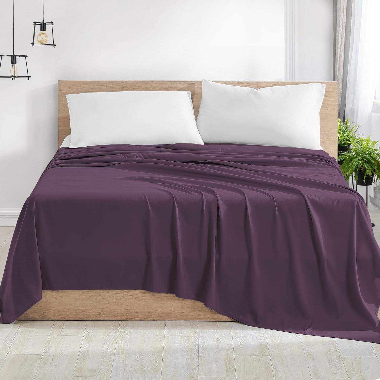 Flat Sheet Family XL(160'' x 104'') Size 600 TC Egyptian Cotton Luxury ...