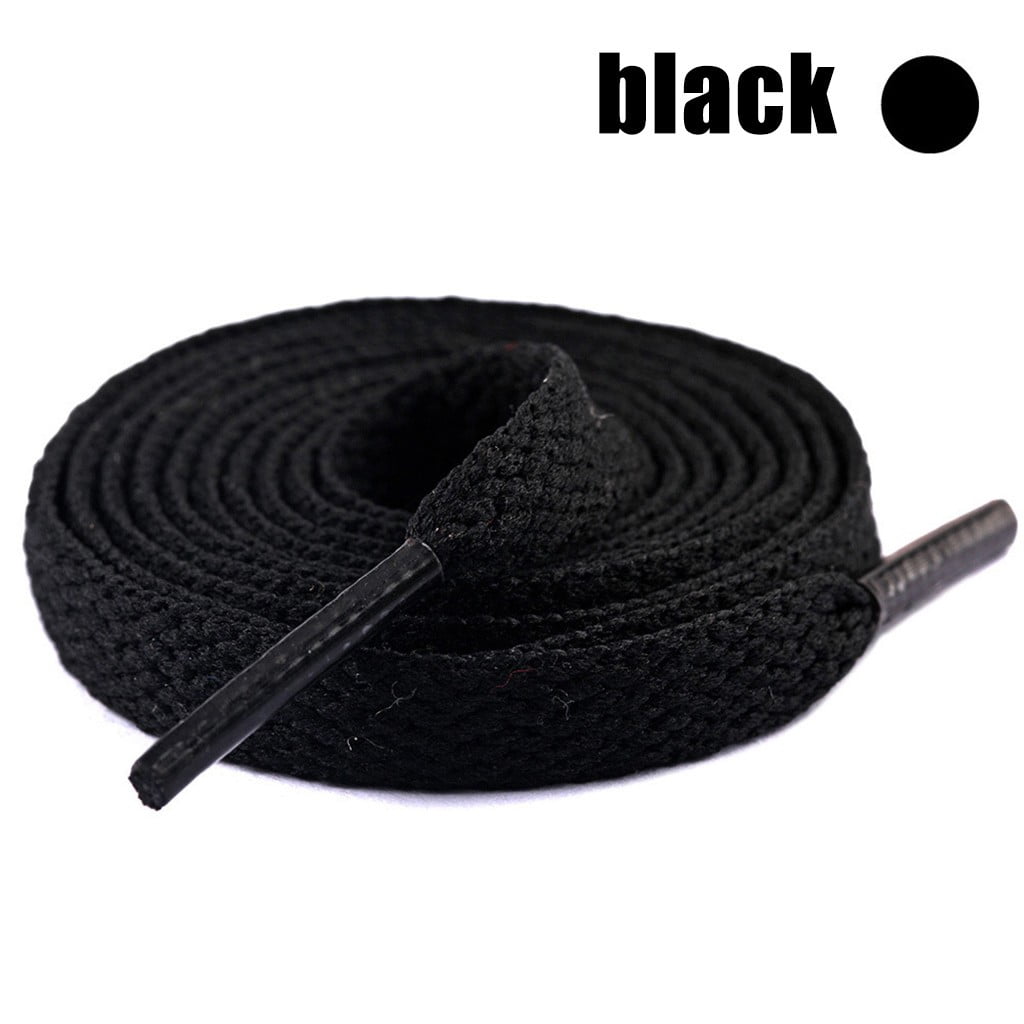 Flat Shoelaces Wide Shoes Lace 2 Pairs Wide Shoelaces Hollow Thick Flat ...